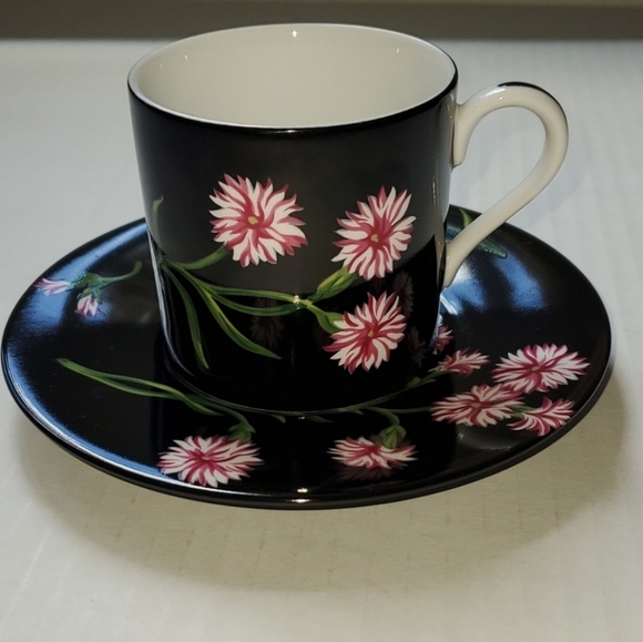 Tiffany & Co. | Dining | Tiffany Co Cup Saucer Set Mrs Delanys Flowers ...